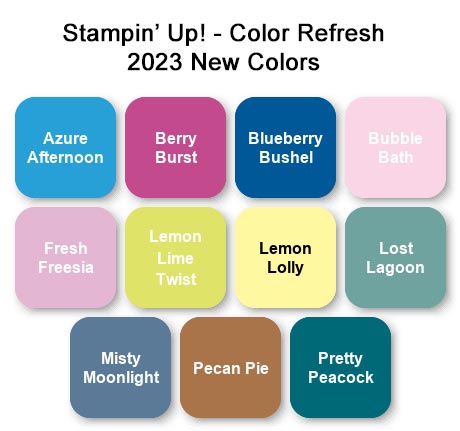 Stampin' Up! Color Refresh - Janice Baranowski - JBStamper.com